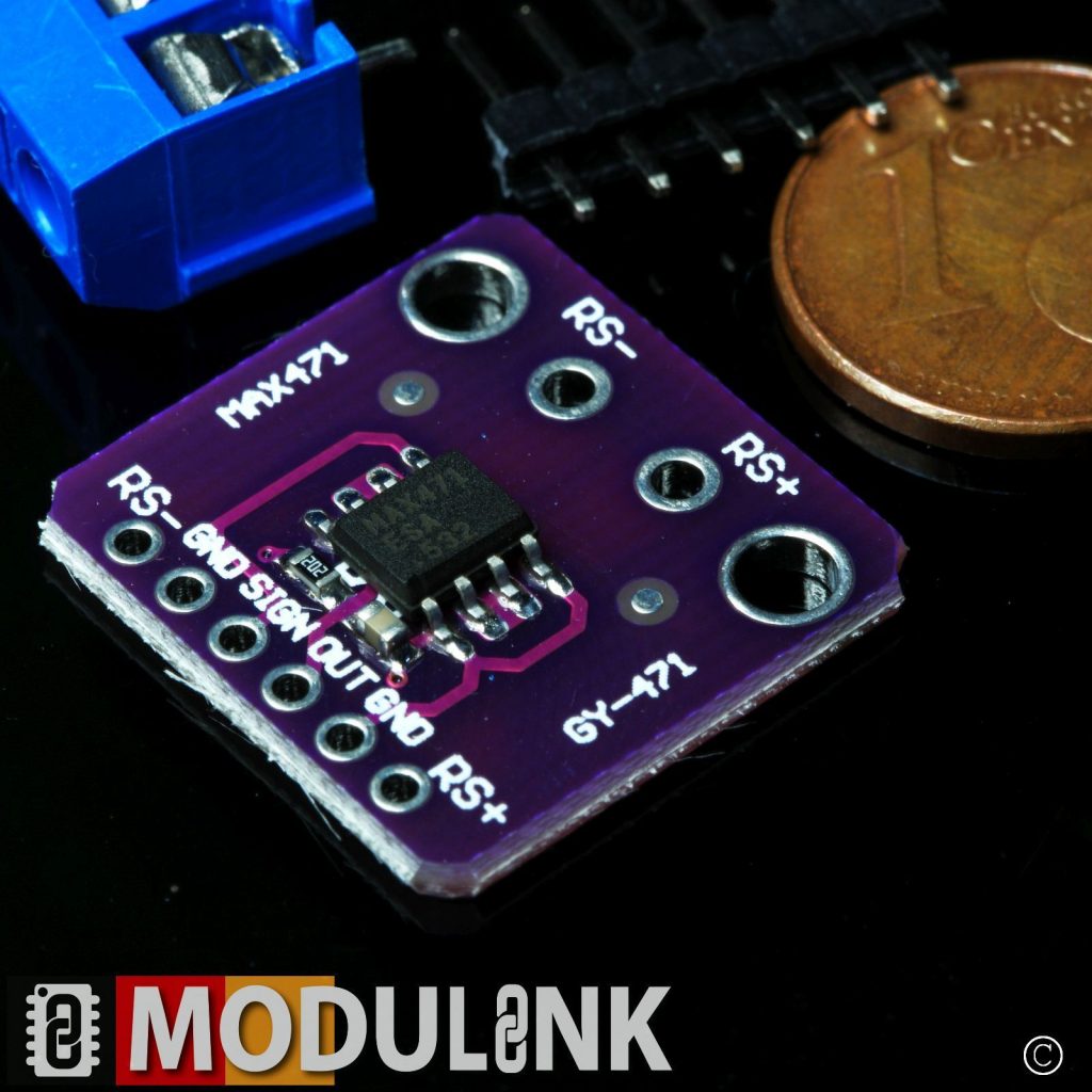 MAX471 GY-471 bis 3A/36V High Side Stromsensor 35mΩ Spannungssensor ...