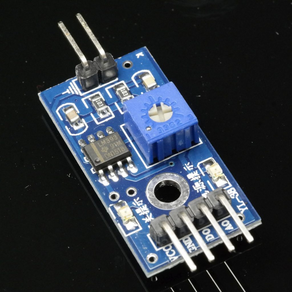 Regensensor LM393 Feuchte Resistiv Wasser einst YL-38 Modul Arduino ...