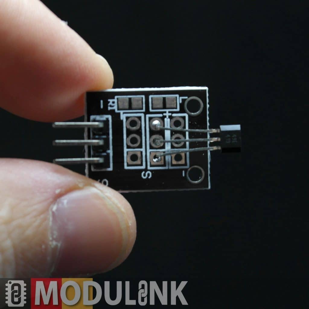 SS49E Hall Sensor analog linear Modul Näherung Magnet Winkel Arduino KY-035 DIY – ModuLink ...
