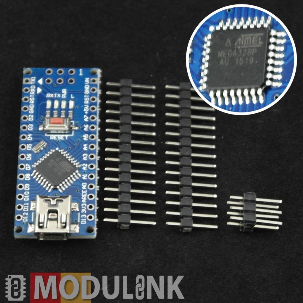 Arduino Nano v3 ATmega328P USB 5V Board, 16MHz, CH340 Lot 100% ...