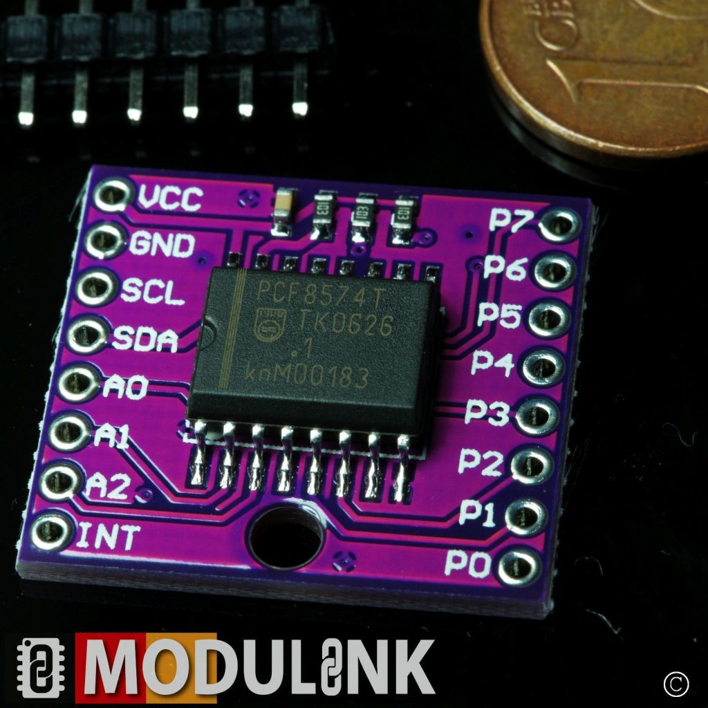 PCF8574T PCF8574 AT CJMCU-8574 I2C Bus 8 Bit Remote I/O Port ...