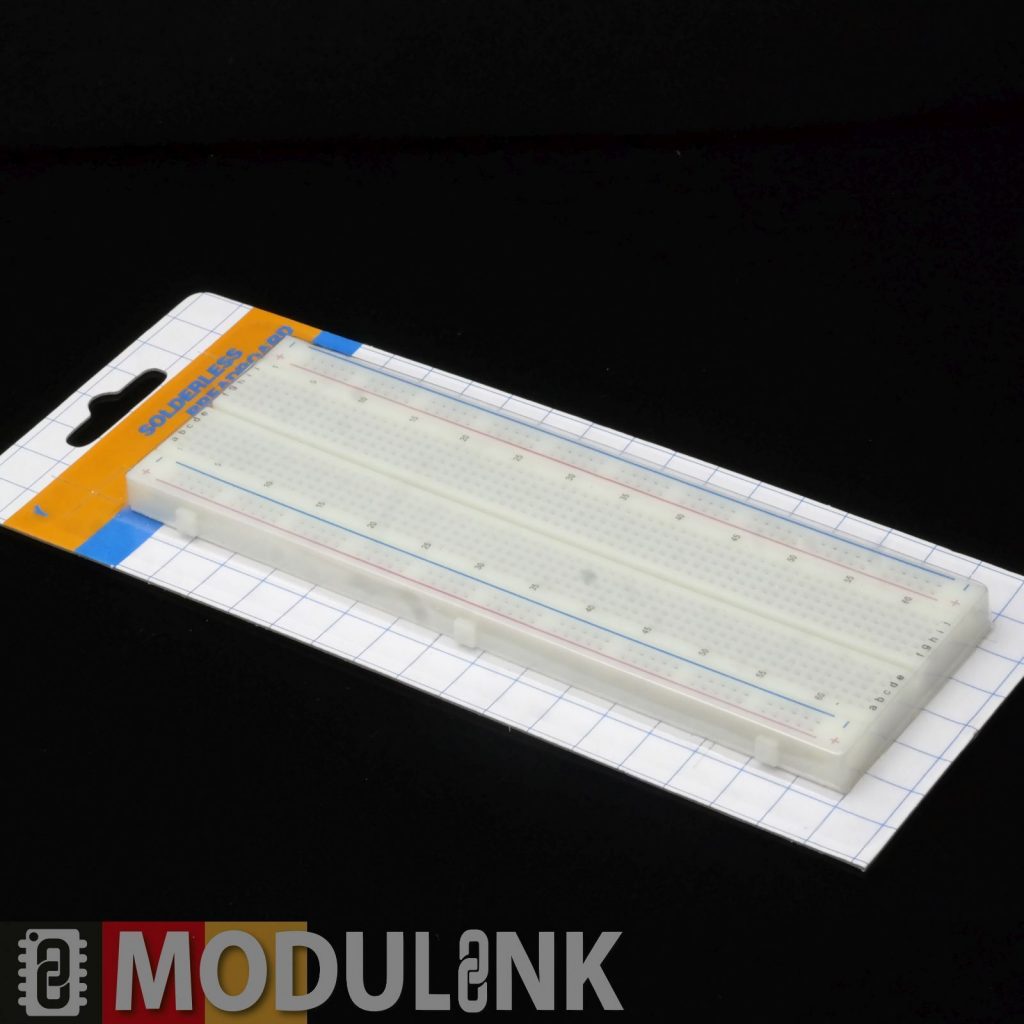 Steckbrett Breadboard Experimentierboard lötfrei 830 Kontakte (wie 800 ...